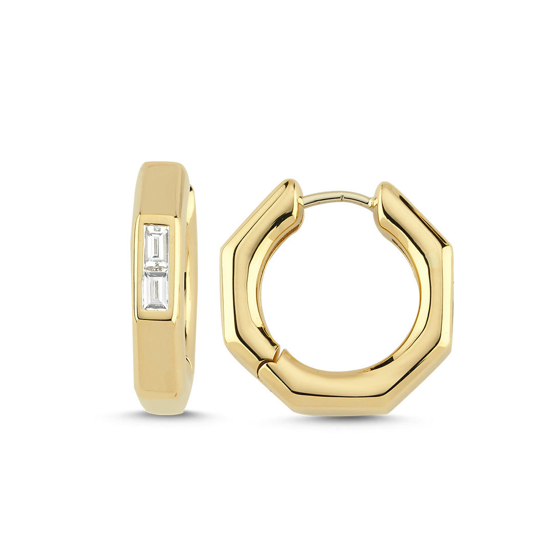 LARGE BAGUETTE BUBBLE HOOPS